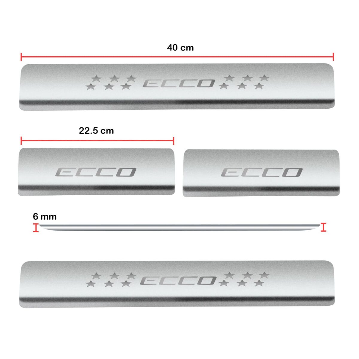 Door Foot Step Set Of 4 For Suzuki Eeco